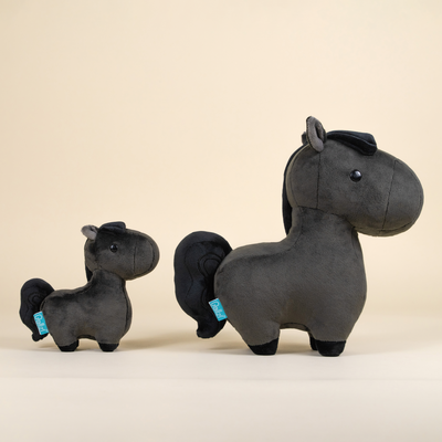 Mini Friesian the Horsi - Mini Horse Plush | Bellzi